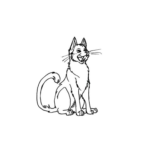 Cat Lineart By Ophionyx On Deviantart