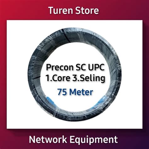 Jual Precon SC UPC Core Seling M M Dropcore Kabel FO Fiber Optic Siap Pakai