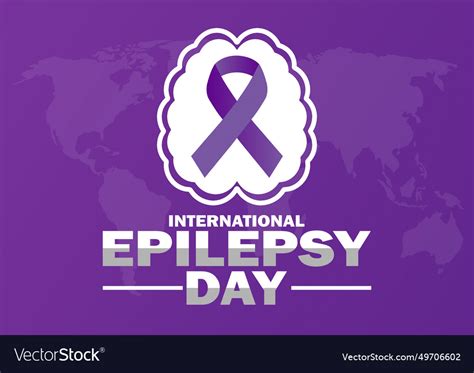 International Epilepsy Day Royalty Free Vector Image