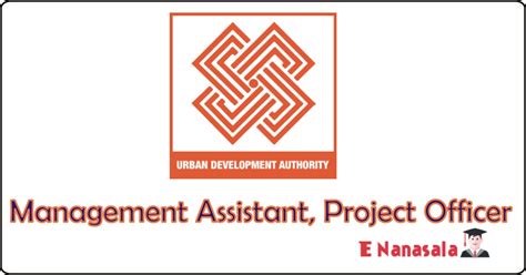 Urban Development Authority Management Assistant Project Officer