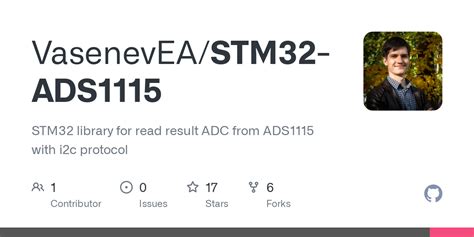 GitHub VasenevEA STM ADS STM Library For Read Result ADC From ADS With I C Protocol
