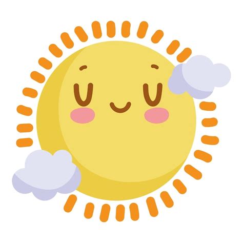 La Caricatura Del Sol Sonriente Trae Diversión Y Felicidad Al Verano