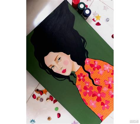 نقاشی رنگ روغن مدرن دختر عکس نودی