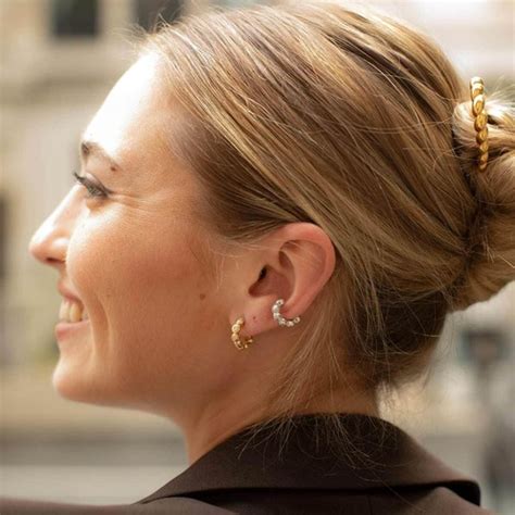 Deborah Pagani Large Rope Dp Pin 1 Gold Buy Online Niche Beauty
