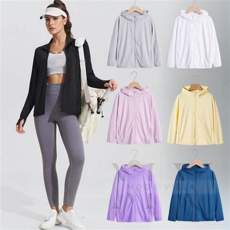 Uv Jacket Summer Upf50 Sunlight Protection Baju Jogging Jacket Unisex