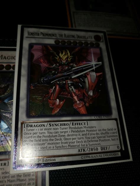 Mavin Yugioh Ignister Prominence The Blasting Dracoslayer Ultimate