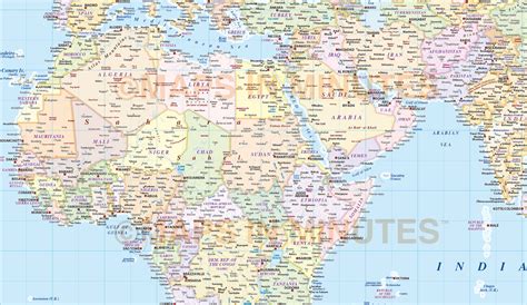 Digital Vector World Map Equirectangular Projection World Vector Map