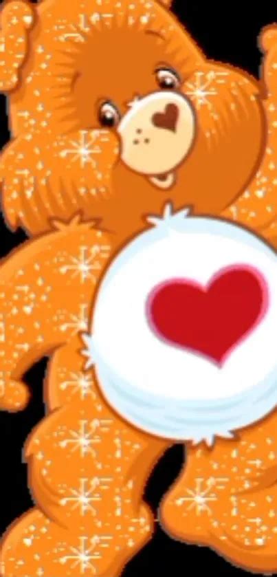 Cute Bear Heart Wallpaper Free Download