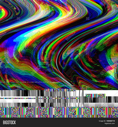 Glitch Psychedelic Image And Photo Free Trial Bigstock