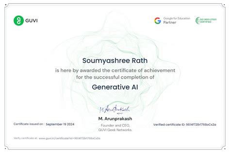 Soumyashree Rath On Linkedin Generativeai Artificialintelligence Ai Machinelearning Guvi