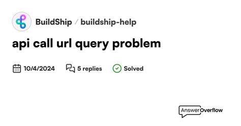Api Call Url Query Problem Buildship