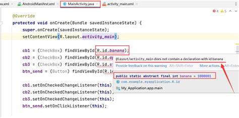 Layout Activity Main Does Not Contain A Declaration With Id XXX