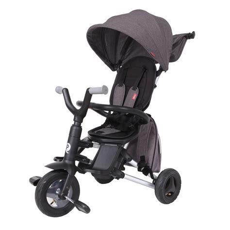 Трицикл складной QPlay NOVA Plus Rubber Grey - Антошка - товары для детей