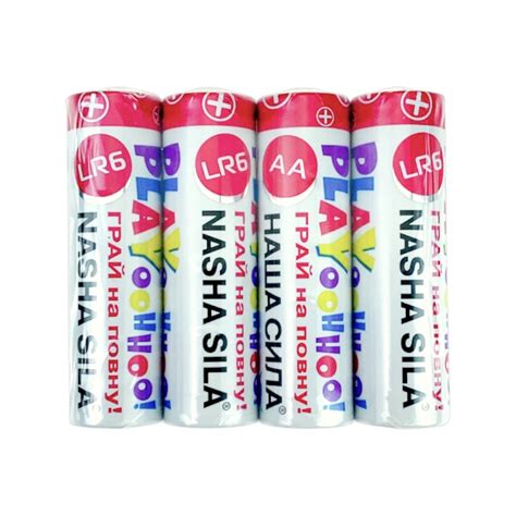 Батарейка Наша сила Lr6 Play Shrink 4 шт ᐈ Інтернет магазин товарів для дому Та Да