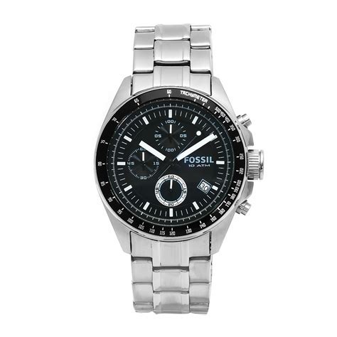 Fossil Fossil Men Stainless Steel Chronograph Black Dial Watch Ferngfee