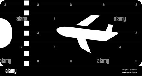Boarding Pass Icon Airline Ticket Editable Vector Stock Vector Image