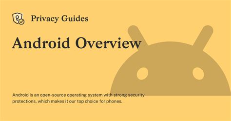 Android Overview Privacy Guides