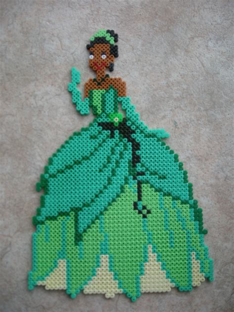 Disneys Tiana Perler Bead By Lunasrealm Hama Beads Perler Beads Perlas