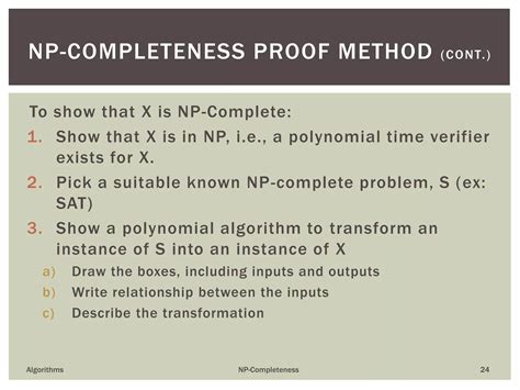 Np Completeness Pptx