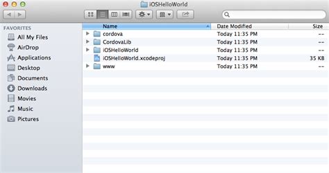 Develop Your First Phonegap Ios Application Phonegap Tutorial By