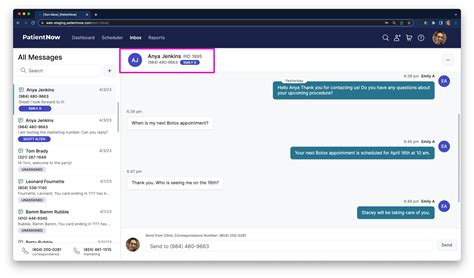 Text Inbox Basic Layout