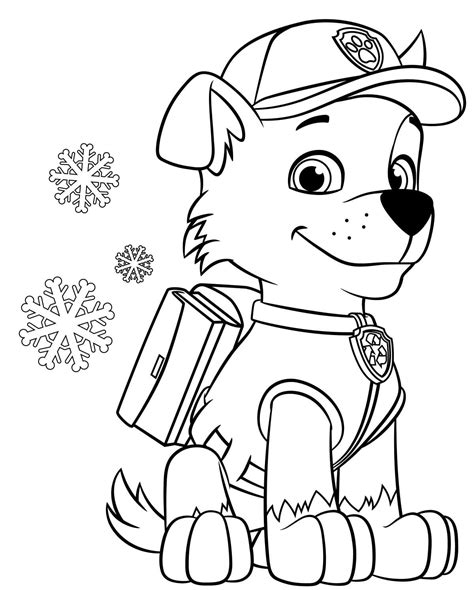 Desenhos De Natal Da Patrulha Canina Para Colorir Imprimir A4
