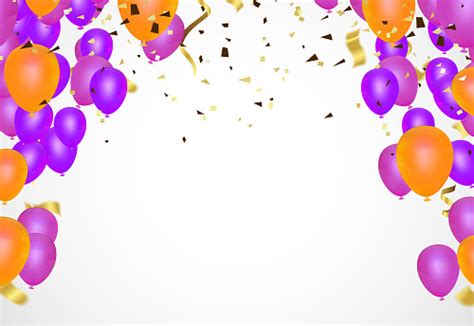 생일 풍선 템플릿입니다 럭셔리 반짝 다채로운 풍선 벡터 그래픽입니다 벡터 일러스트 레이 션의 생일 인사말 카드 디자인 전단지