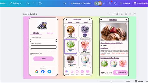 First Ui Design Milestone