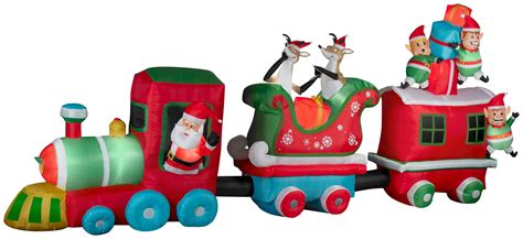 16 Wide Airblown Train Colossal Christmas Inflatable Seasons Inflatables