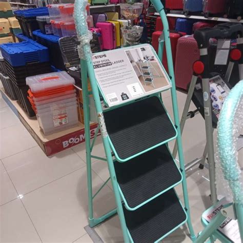 Promo Krisbowfixstep Tangga Lipat 4 Step Dengan Busa Dudukan Hitam