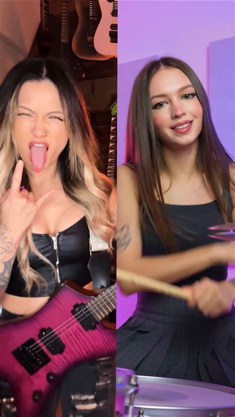 Ironmaiden The Trooper🤘🏻 Krissdrummer And Kikiwongo 🥁🎸 Kristina Rybalchenko Facebook