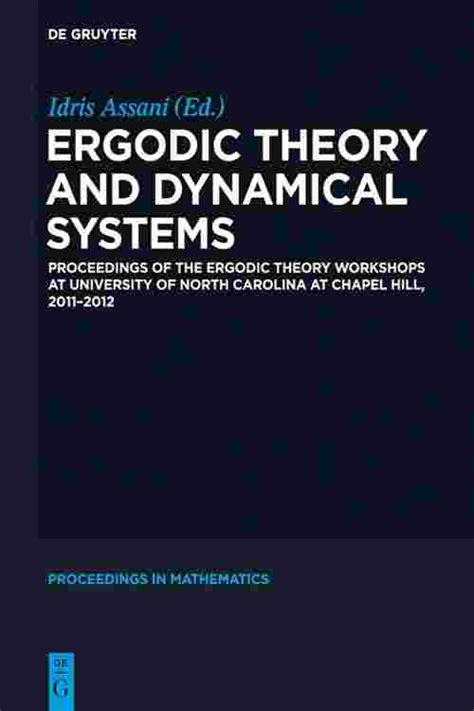 [pdf] ergodic theory and dynamical systems by idris assani ebook perlego
