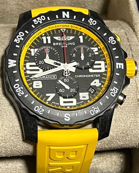 Breitling Endurance Pro 44mm Quartz Black Dial Rubber Strap X82310