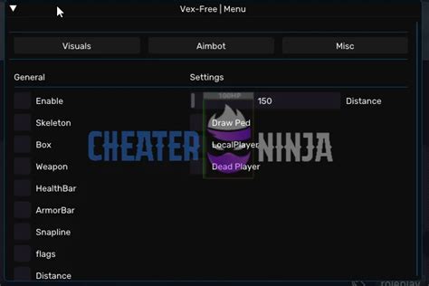 Vex Fivem Hack Gta V Fivem Cheat Cheater Ninja