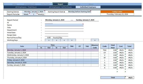 5 automated excel timekeeping templates and time sheet tools for business staffing hr workforce