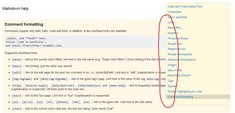 Contents Block Overlaps Document Body In Help Page Meta Stack Exchange