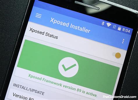 how to install xposed framework v89 on android devices