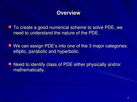 PPT Classification Of PDE PowerPoint Presentation Free Download ID 9019000