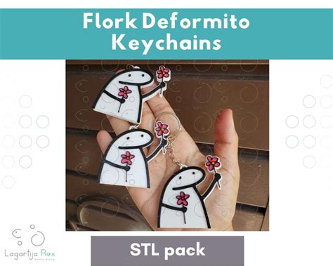 18 Flork Deformito Keychains Pack Etsy