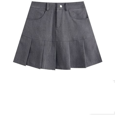 Pleated Skirt Y2k Shoptery Grey Pleated Skirt Skirt Y2k Pleated Skirt