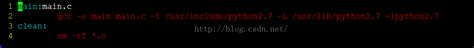 关于linux下c调python问题编译python一直报这个gcc Pthread C Wno Unused Result W