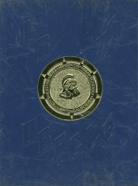 1973 Yearbook From Luther Burbank High School From Sacramento