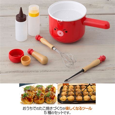 【預購】日本進口 Kai 貝印 章魚燒工具全套 5種入 Cnjpkitchen ️ 🇯🇵日本廚具 家居生活雜貨店
