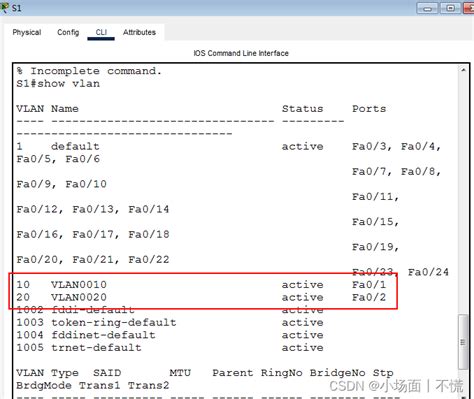实验5 跨交换机实现vlan Csdn博客