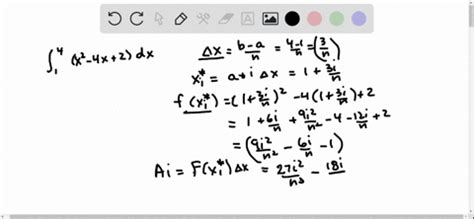 SOLVED 21 25 Use The Form Of The Definition Of The Integral Given In Theorem 4 To Evaluate The