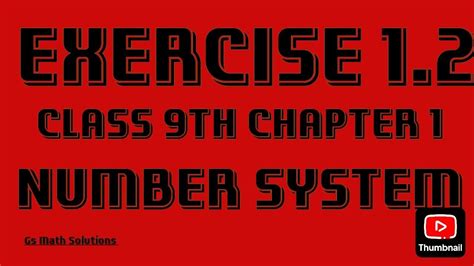 Number System Exercise 12 Solutions Class 9th Ncert Maths Mathematics Education New Ncert