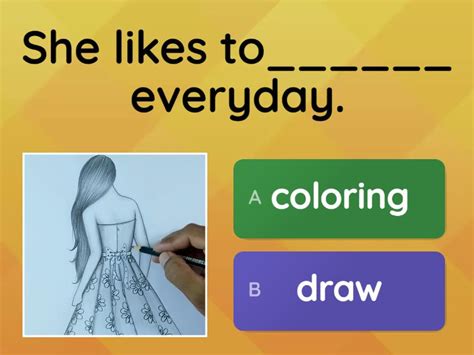 Draw The World VERBS B Quiz
