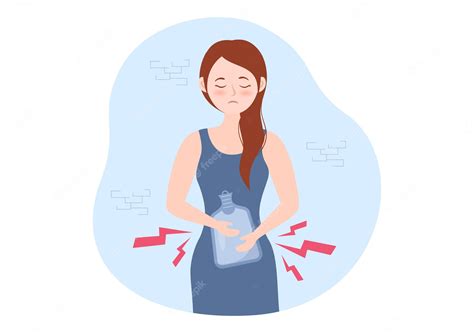 Premium Vector Endometriosis With Condition The Endometrium Grows