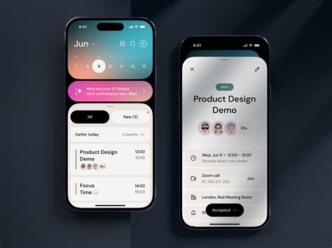 Calendar Concept By Max ⚡️ Osichka On Dribbble Mobile App Design Inspiration Ux Design Mobile