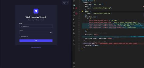 Can Not Edit Admin Panel Login Title Subtitle Left Menu Title And